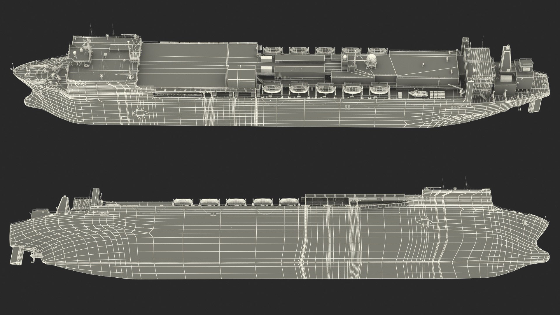 Hospital Ship 3D Model - TurboSquid 1596671
