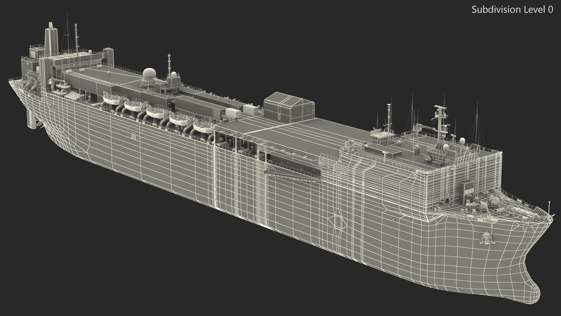 Hospital Ship 3D Model - TurboSquid 1596671