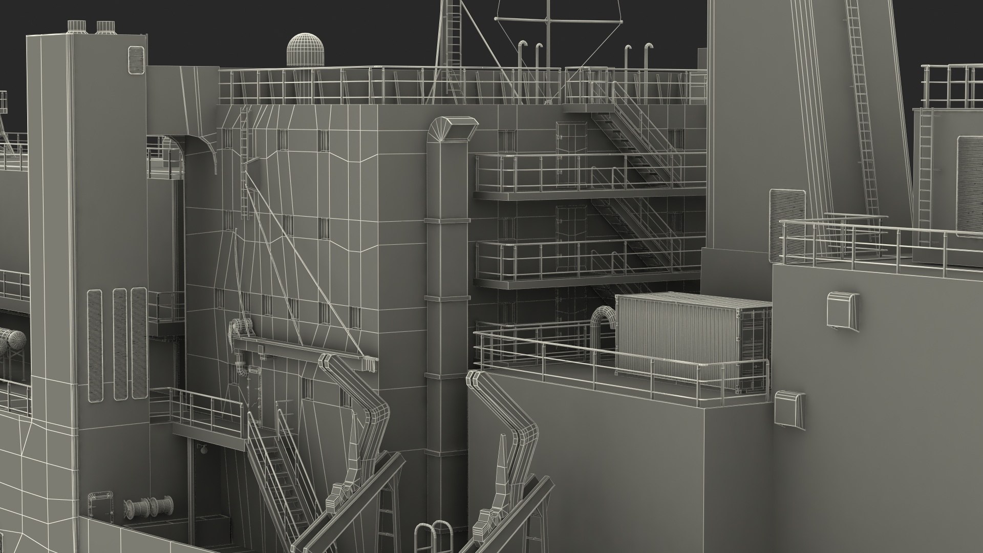 Hospital Ship 3D Model - TurboSquid 1596671