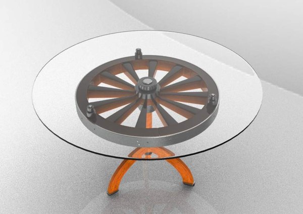 3d model wheel table