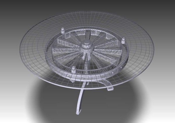 3d model wheel table