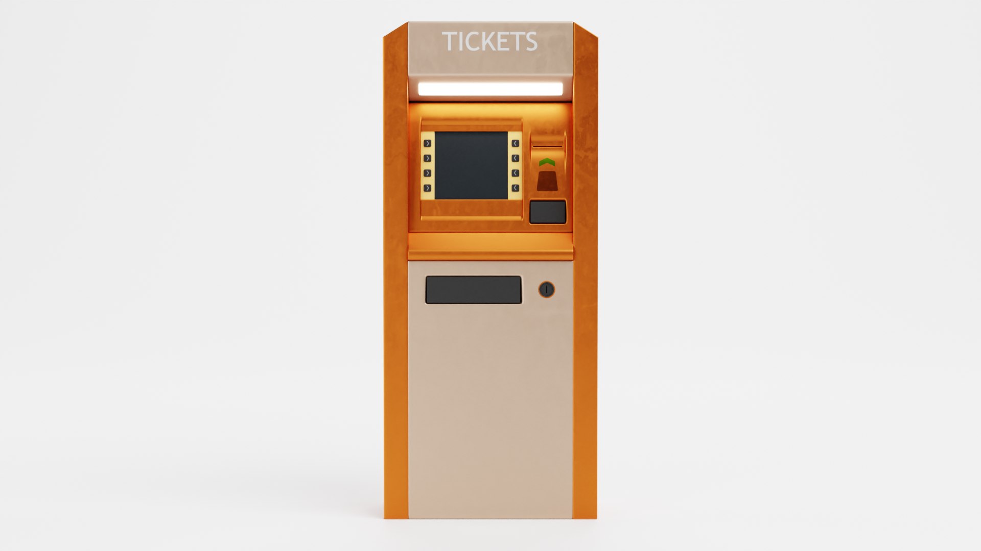 Ticket Machine Model - TurboSquid 2124741
