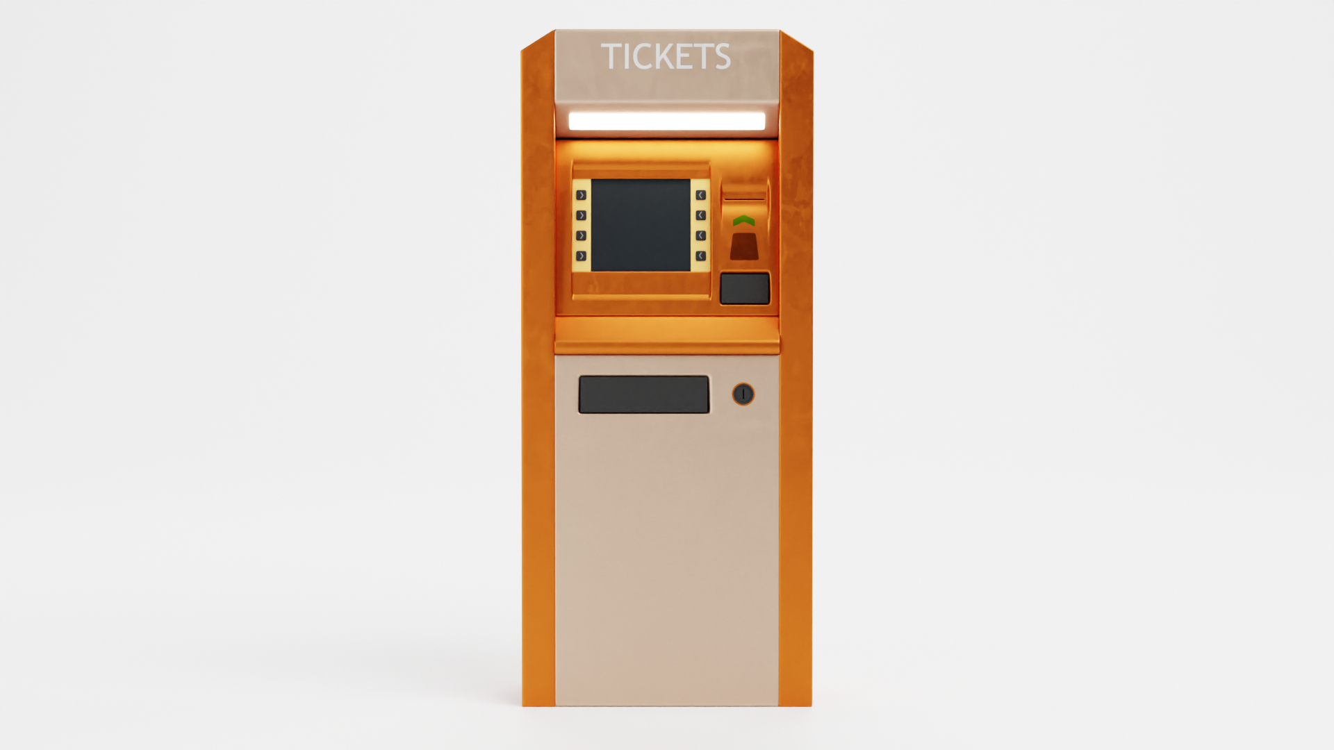 Ticket Machine Model - TurboSquid 2124741
