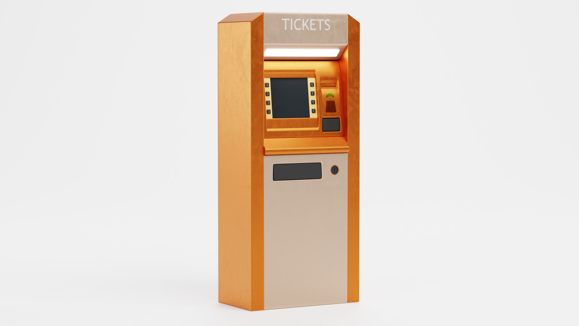 Ticket Machine Model - TurboSquid 2124741