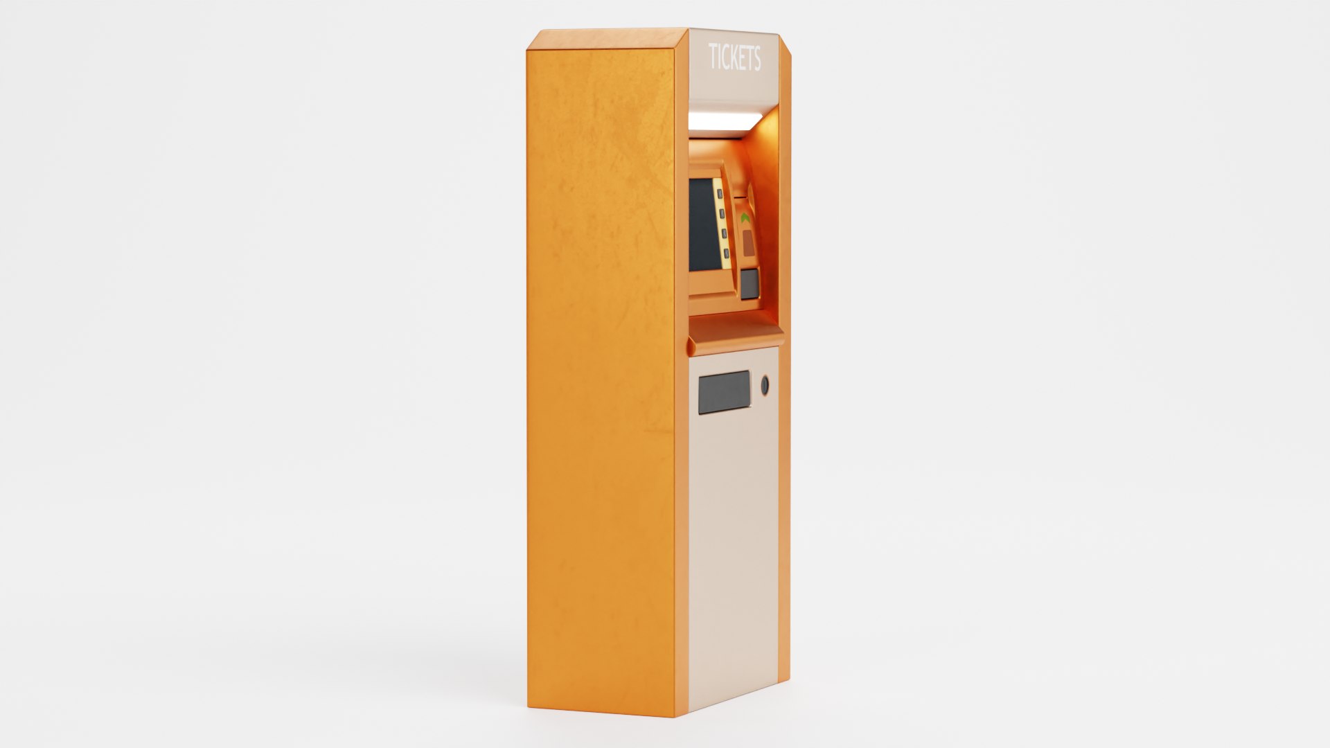 Ticket Machine Model - TurboSquid 2124741