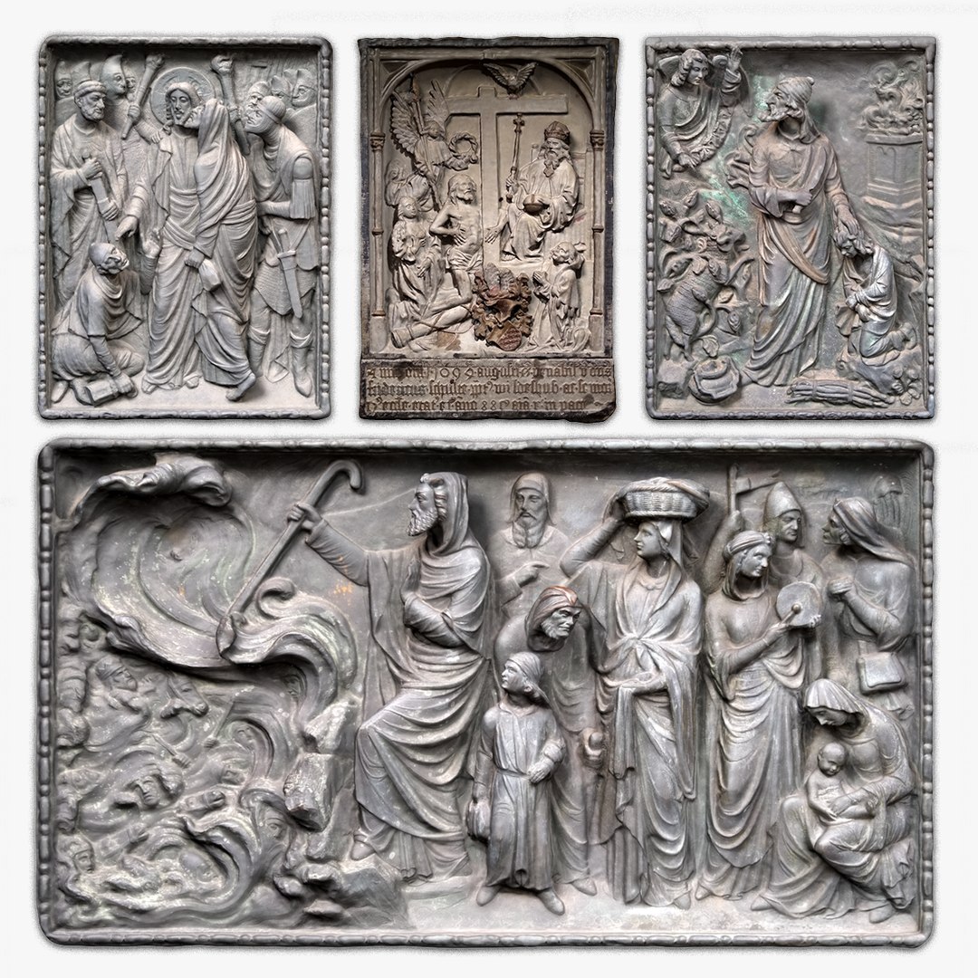 Religious Reliefs Collection Set 3D model - TurboSquid 1740913