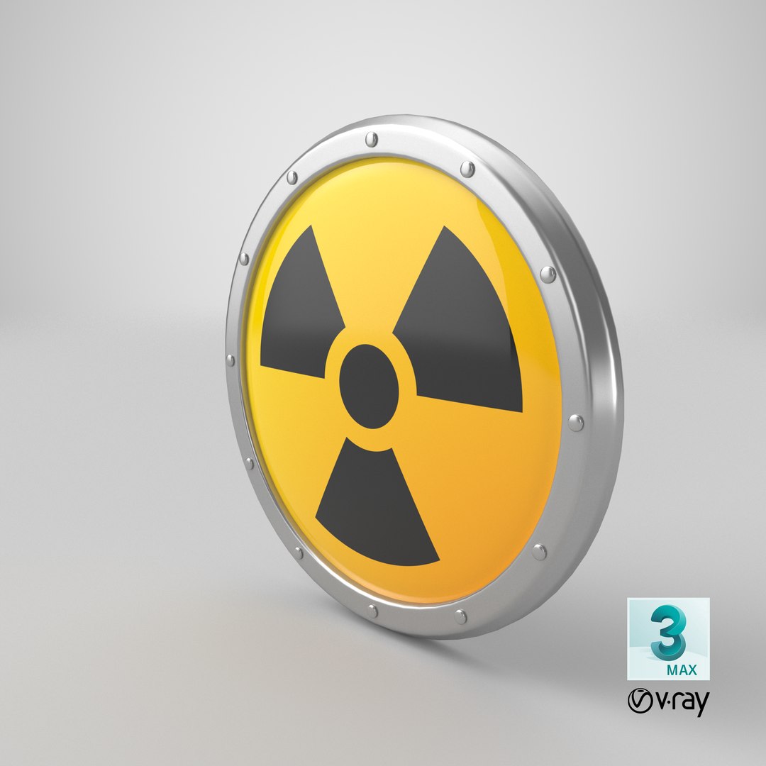 Radiation Symbol 3D model - TurboSquid 1934266