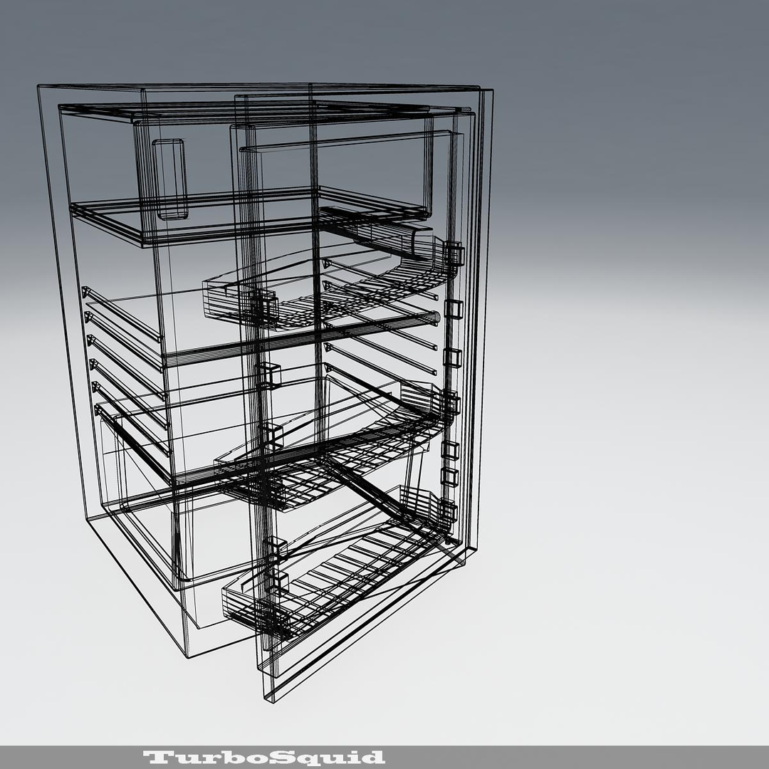 3d refrigerator 1 model