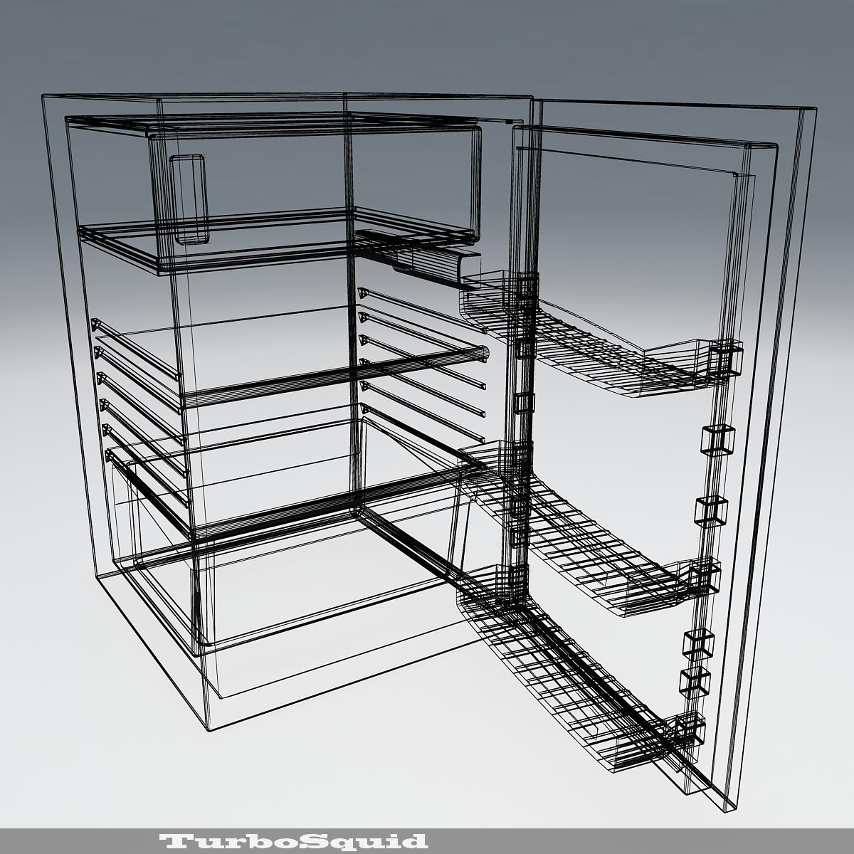 3d refrigerator 1 model