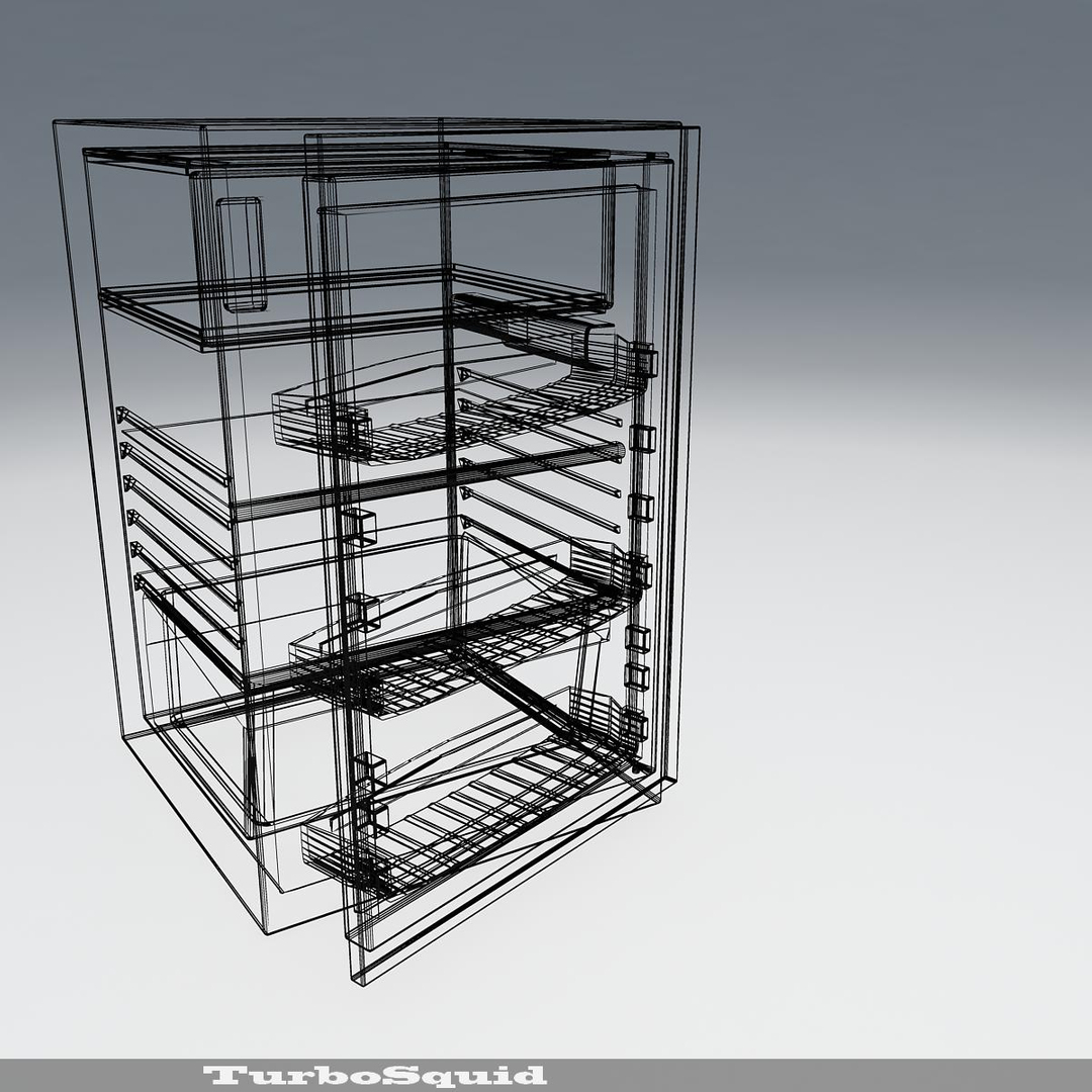 3d refrigerator 1 model