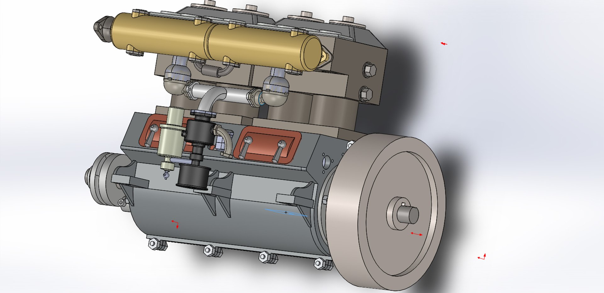 Generator assembly 3D - TurboSquid 1469472