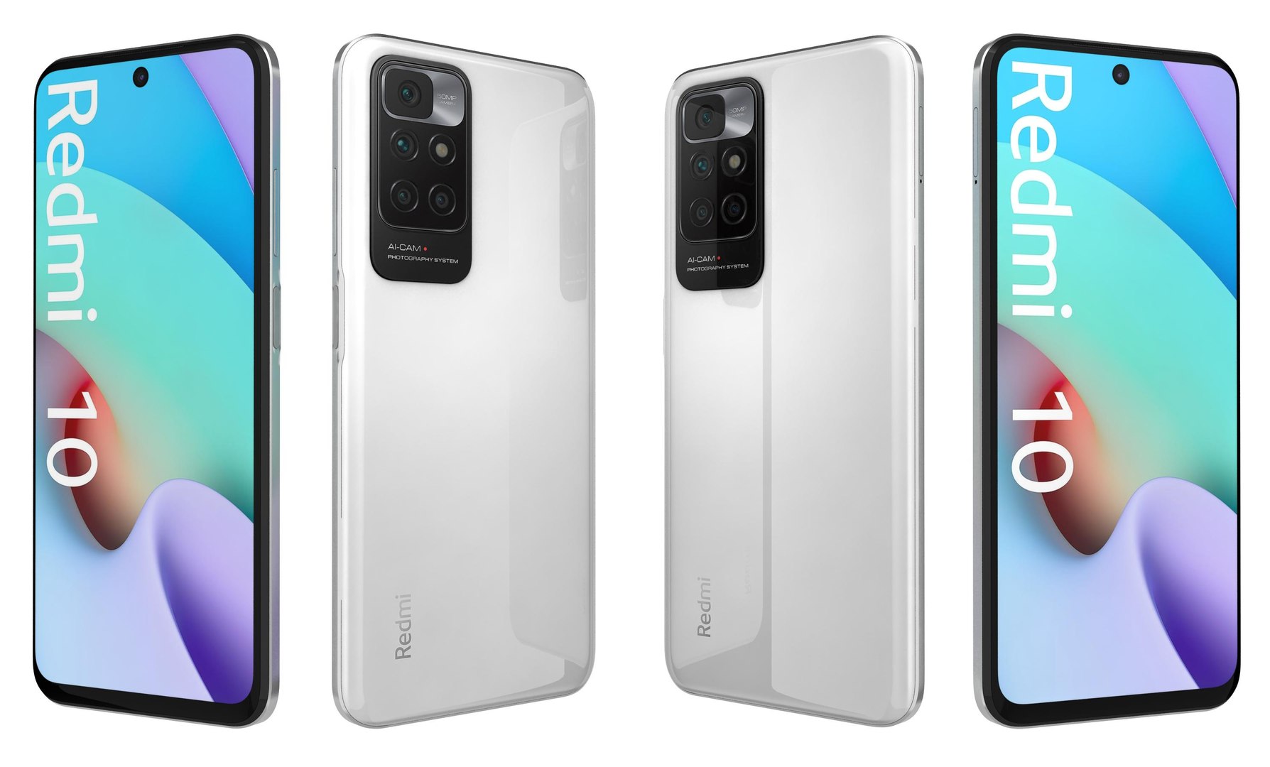 Xiaomi Redmi 10 Pebble White 3D Model - TurboSquid 1806464