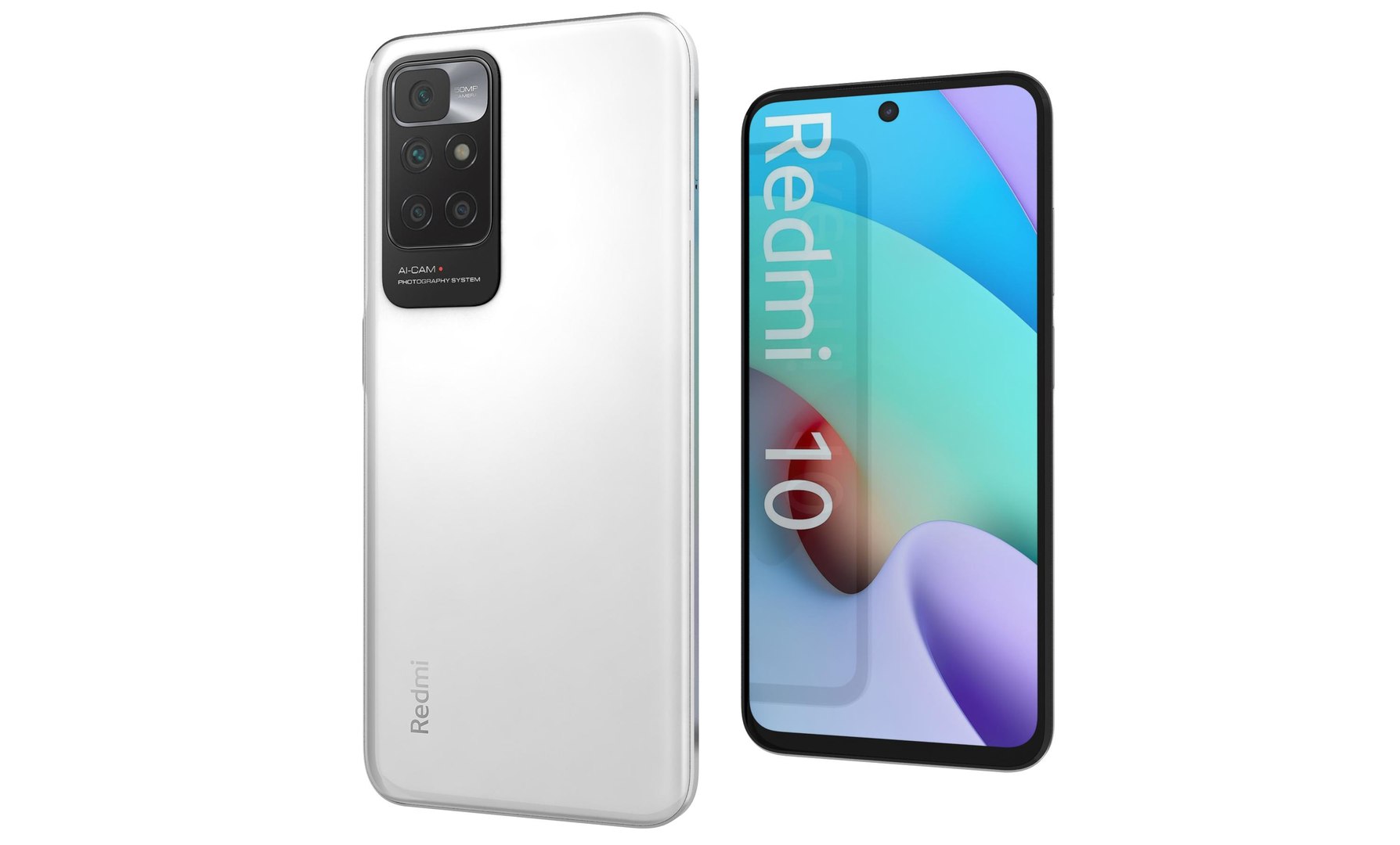 Xiaomi Redmi 10 Pebble White 3D Model - TurboSquid 1806464