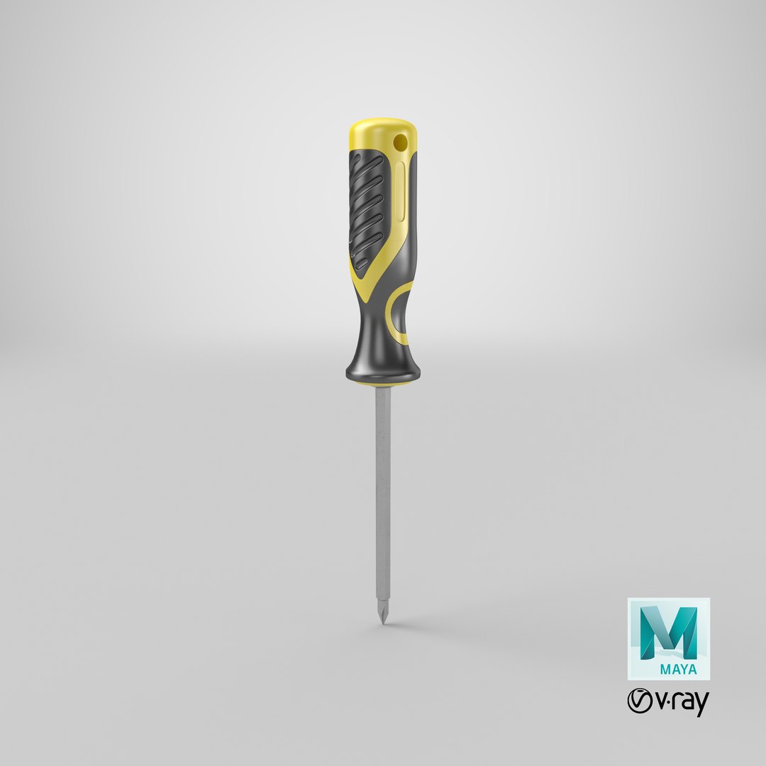 Detailed Screwdriver 3D Model - TurboSquid 2070476
