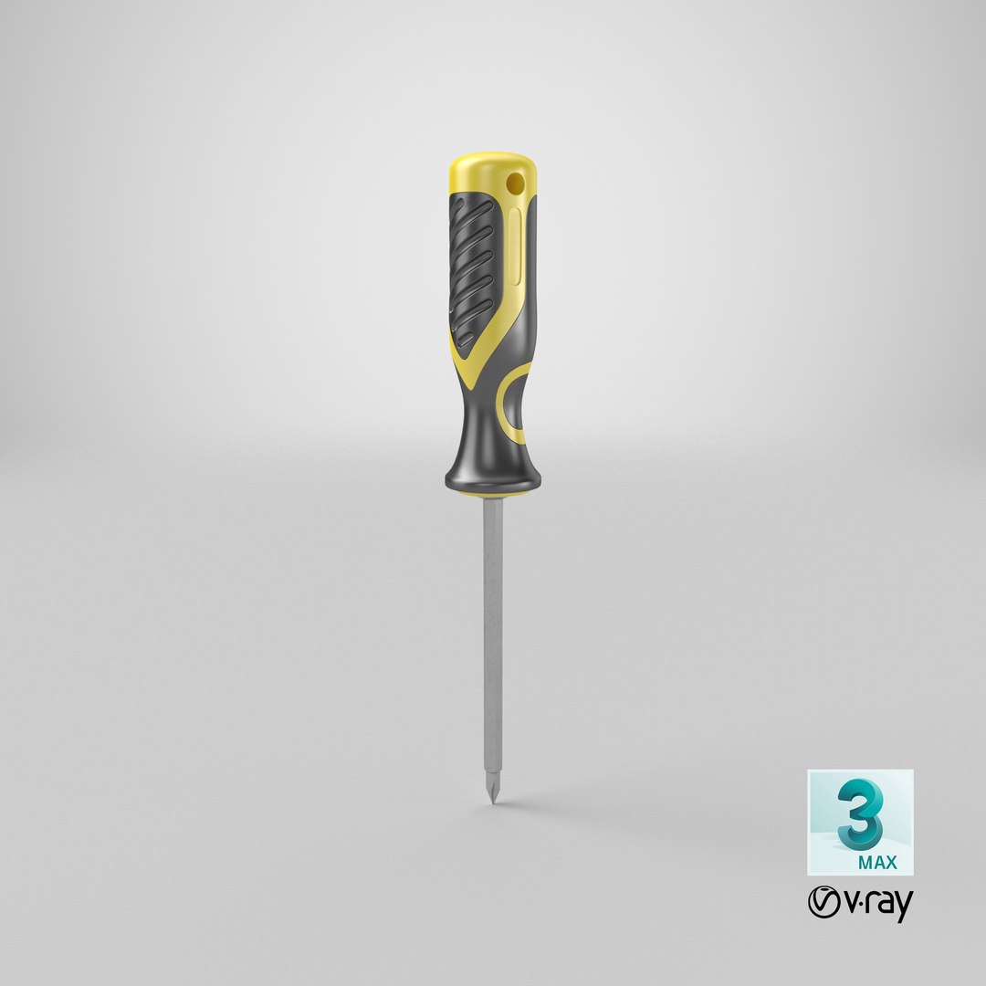 Detailed Screwdriver 3D Model - TurboSquid 2070476