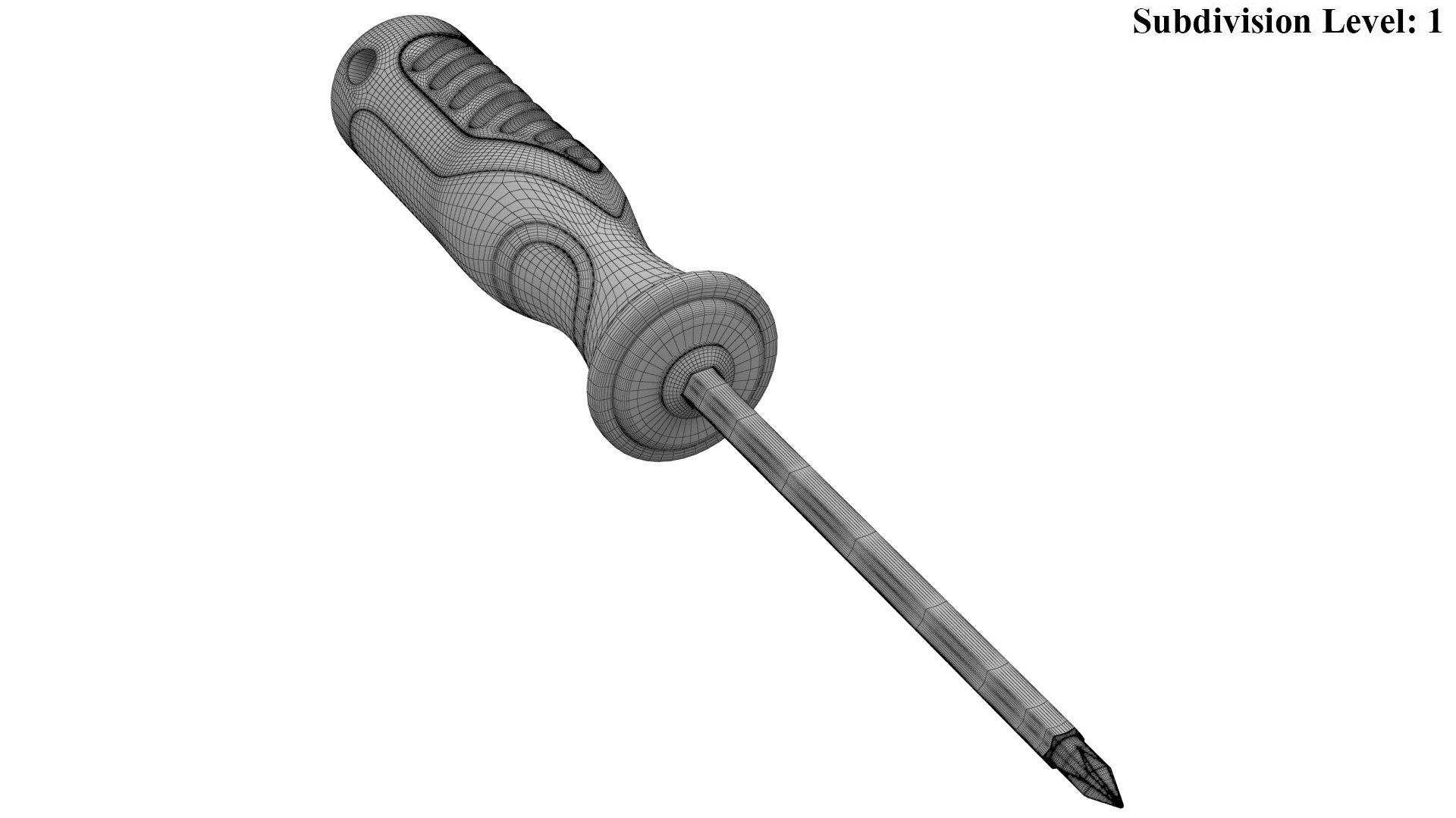 Detailed Screwdriver 3D Model - TurboSquid 2070476