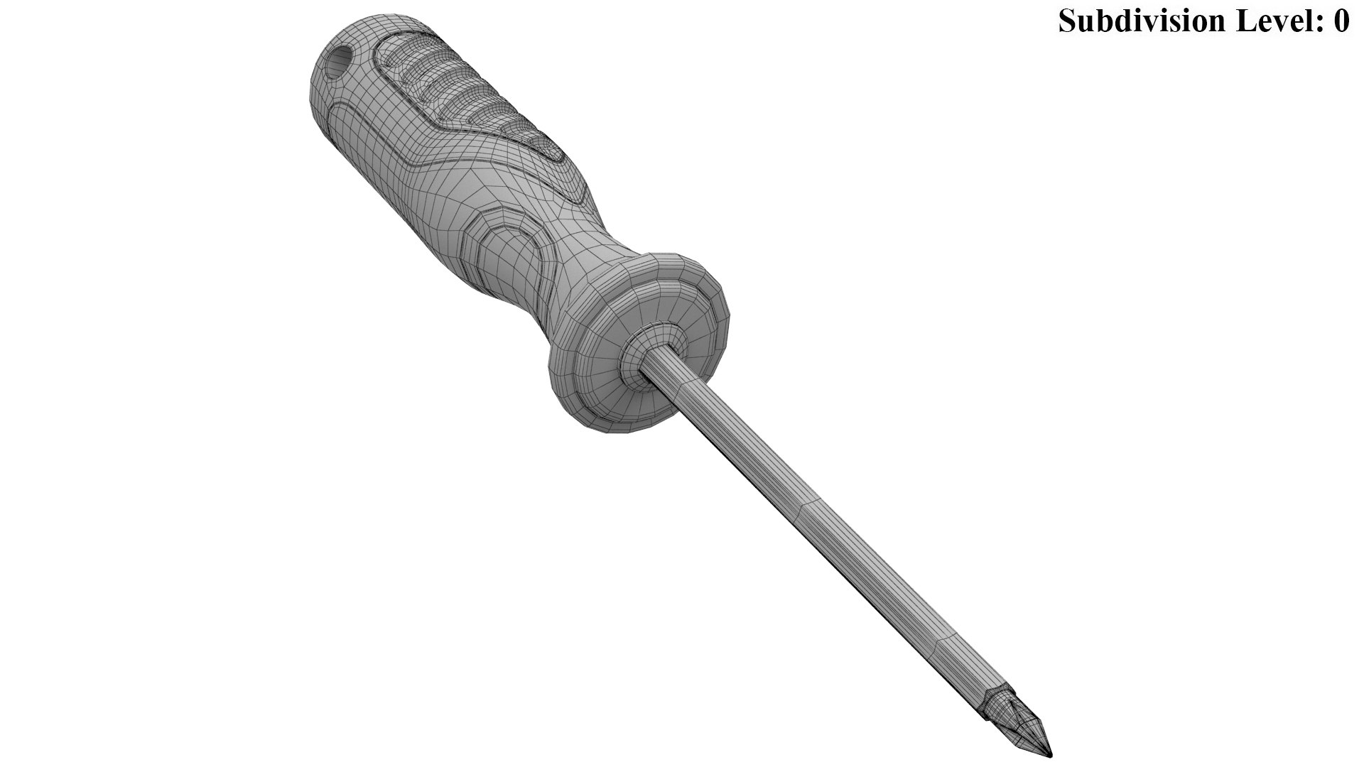 Detailed Screwdriver 3D Model - TurboSquid 2070476
