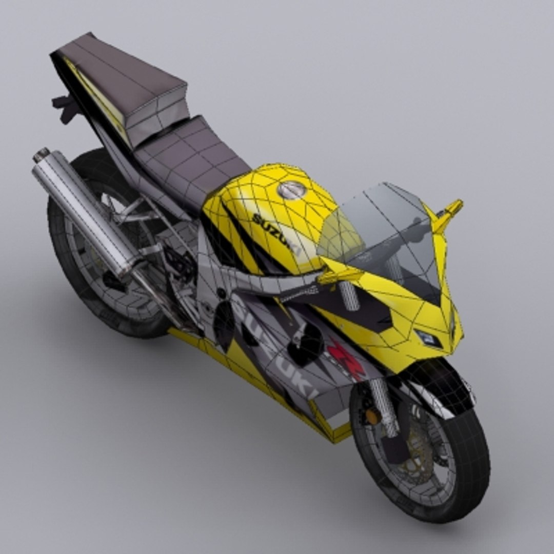 Motorbike Bike Suzuki 3d Model