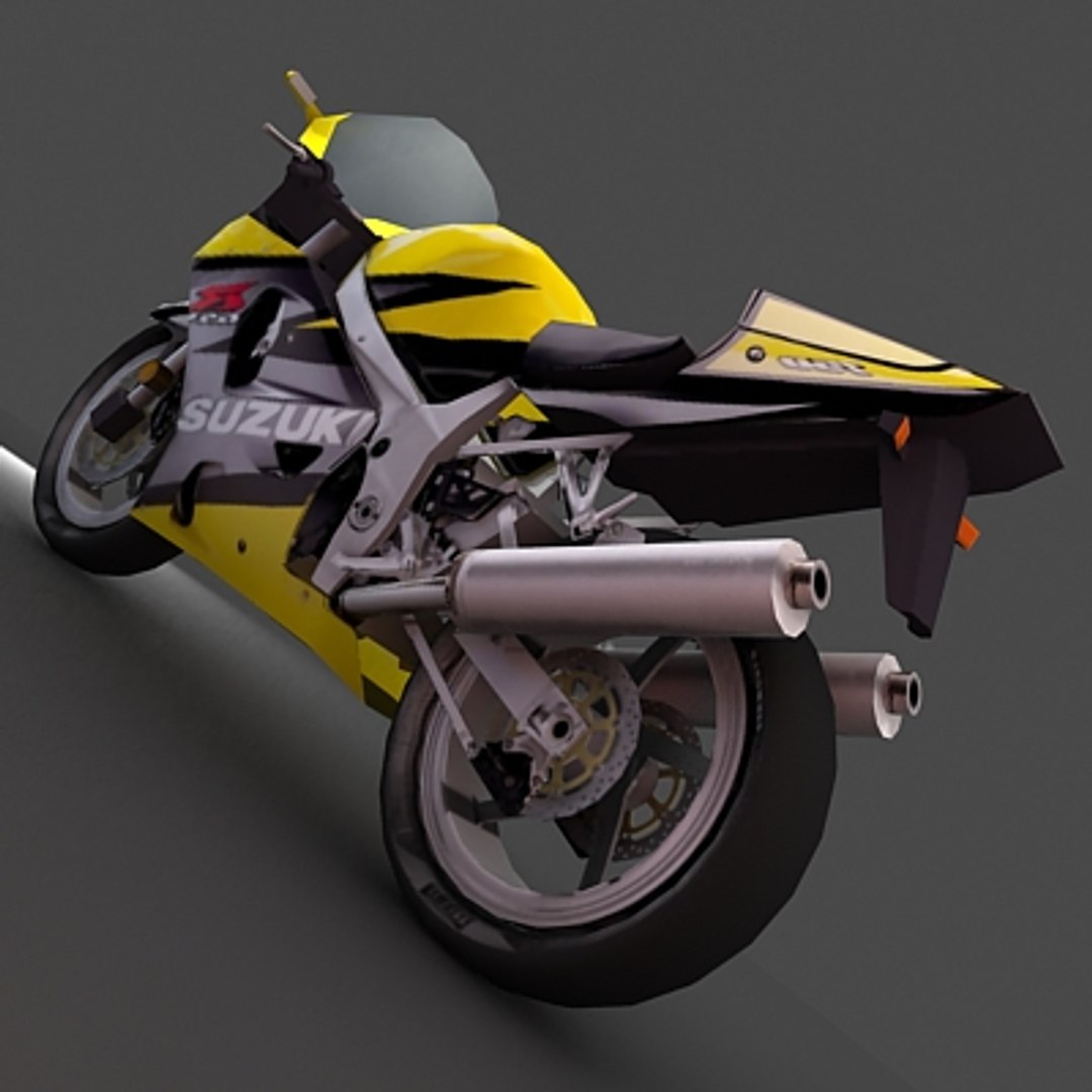 Motorbike Bike Suzuki 3d Model