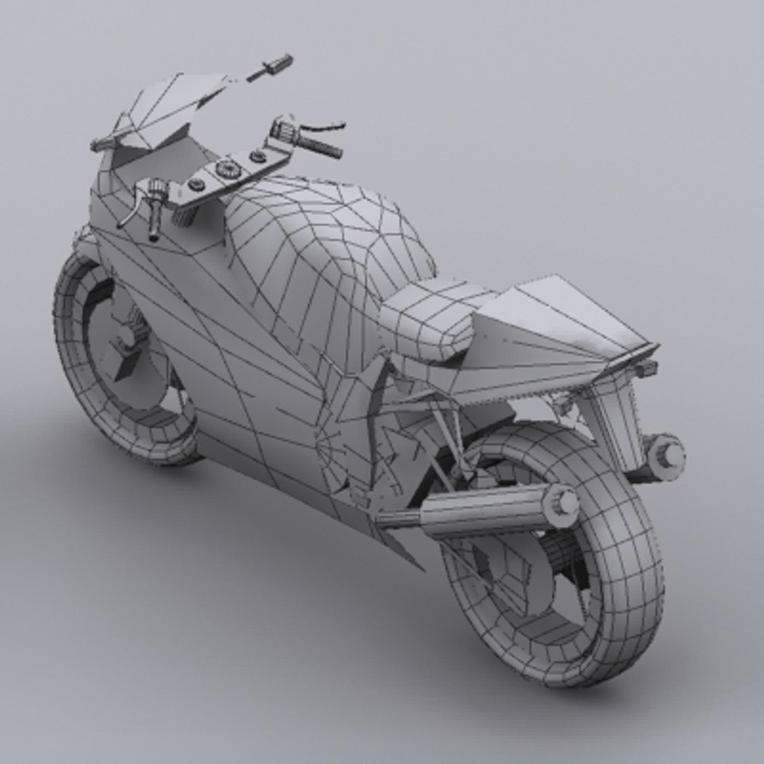 Motorbike Bike Suzuki 3d Model