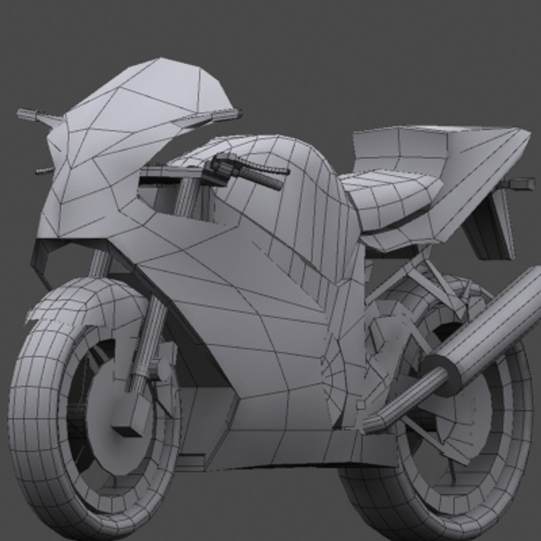 Motorbike Bike Suzuki 3d Model