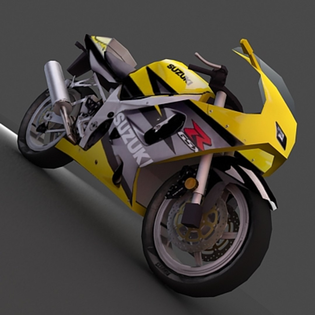 Motorbike Bike Suzuki 3d Model