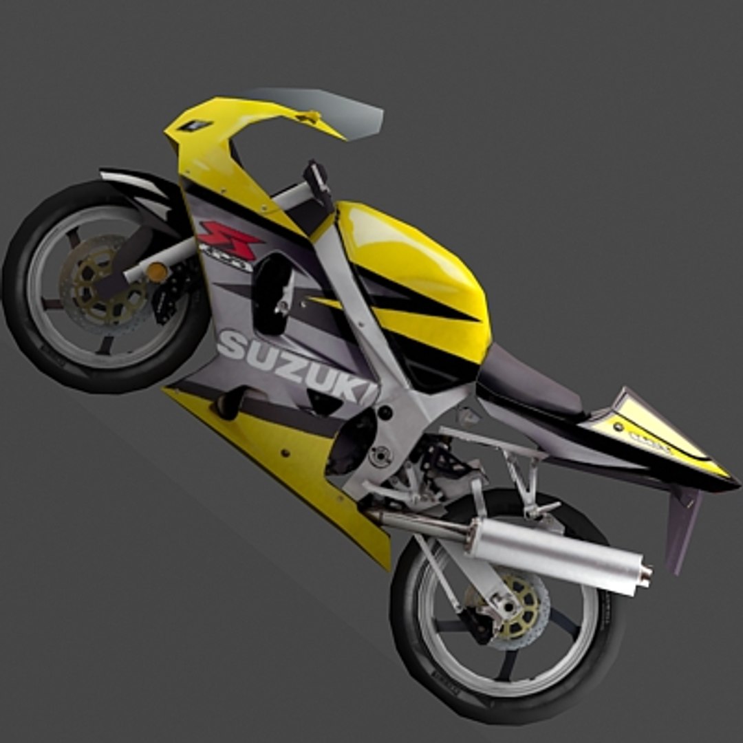 Motorbike Bike Suzuki 3d Model