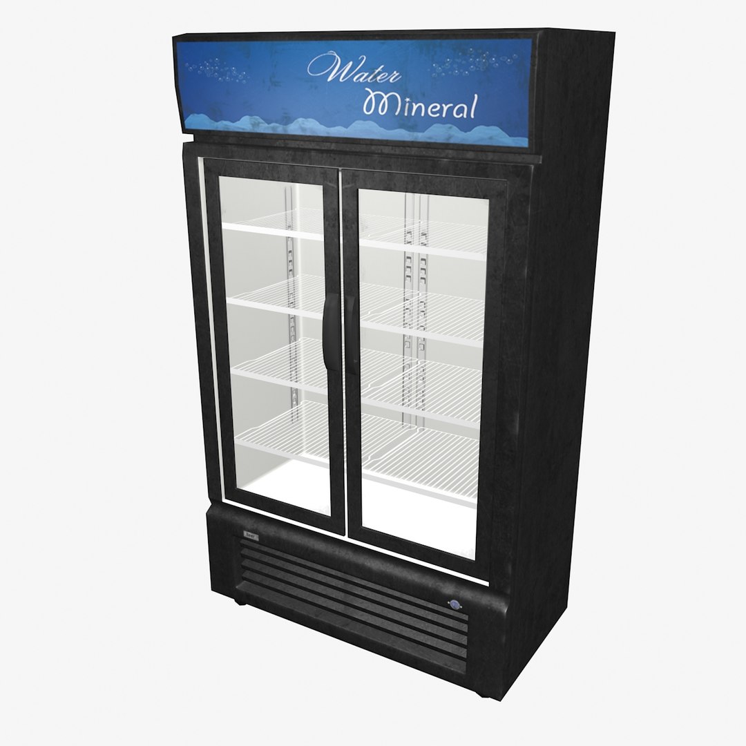 Fridge Showcase 3d Max