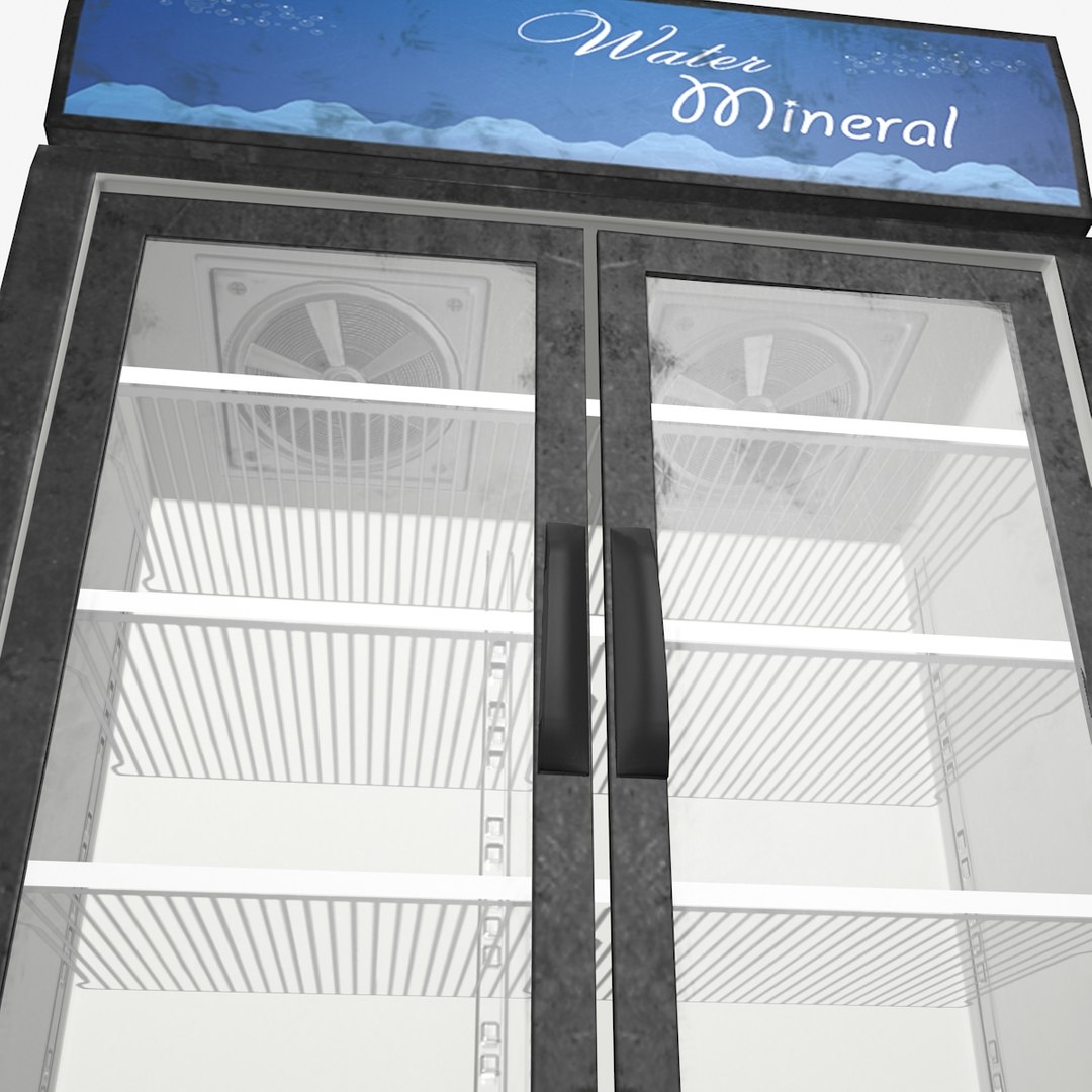 Fridge Showcase 3d Max