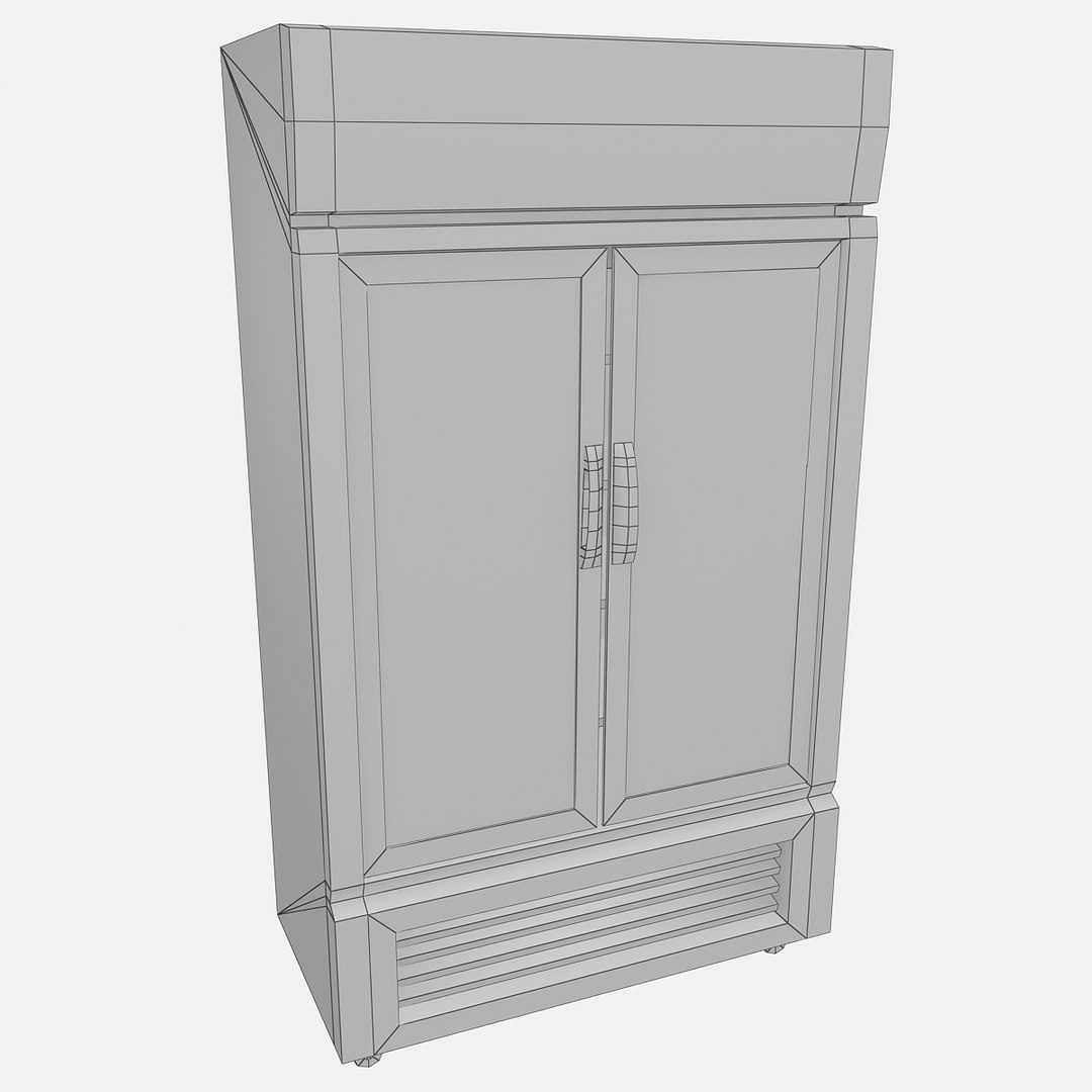 Fridge Showcase 3d Max
