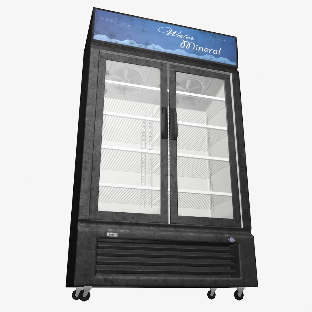 Fridge Showcase 3d Max