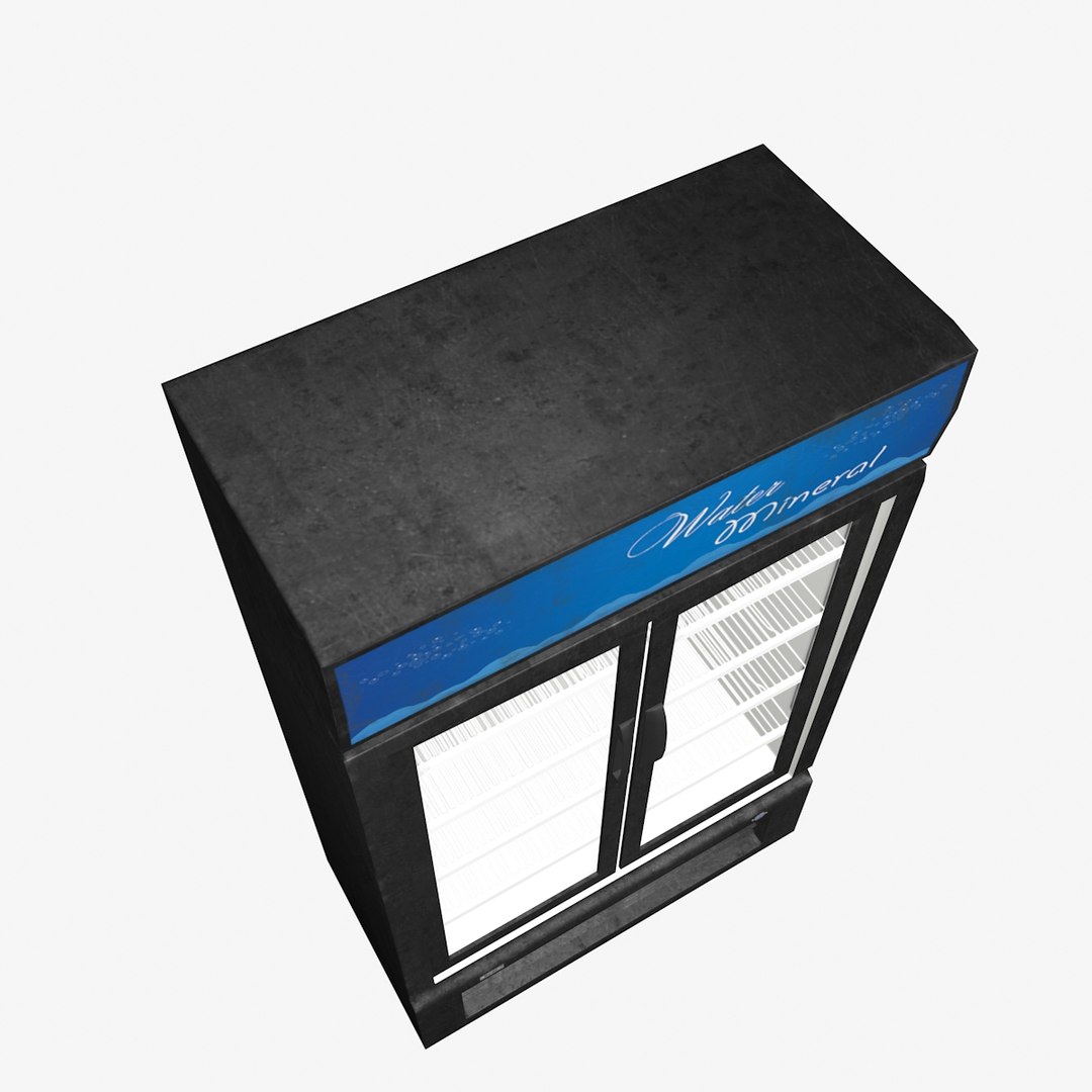 Fridge Showcase 3d Max