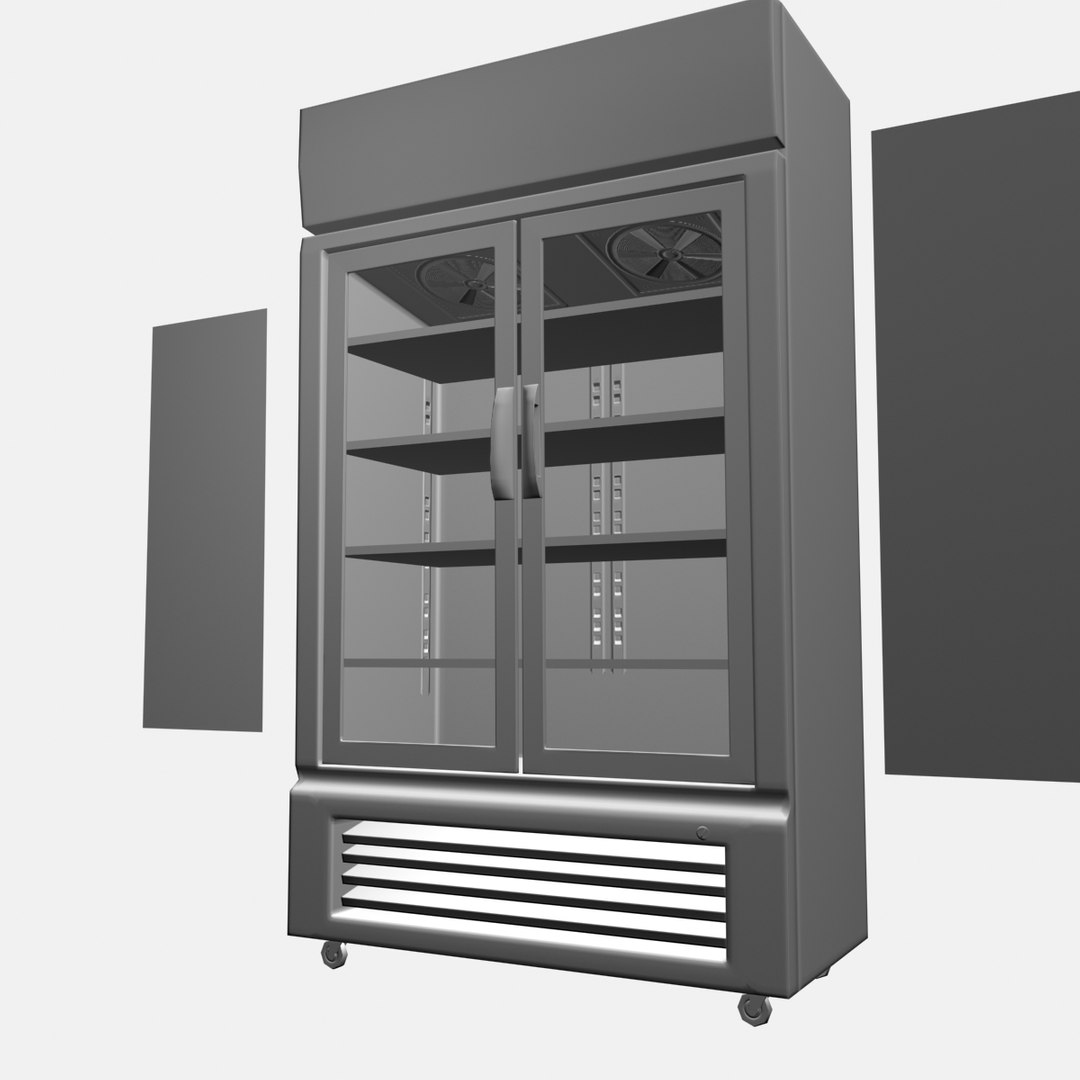 Fridge Showcase 3d Max