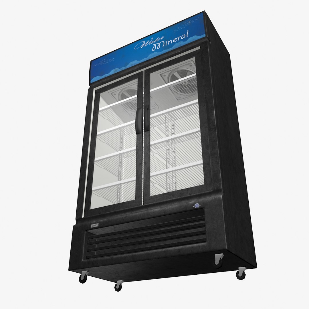 Fridge Showcase 3d Max