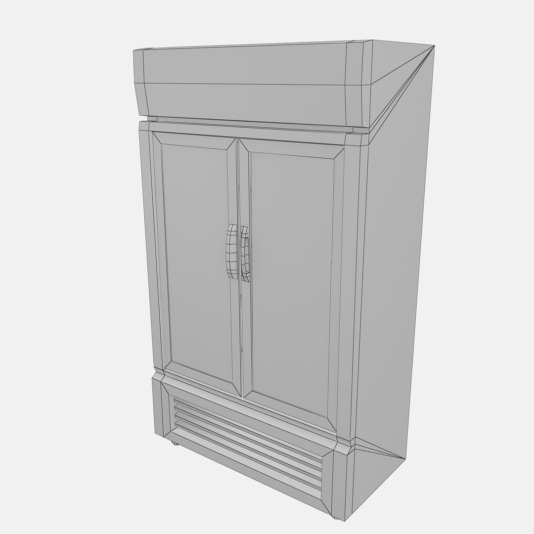 Fridge Showcase 3d Max