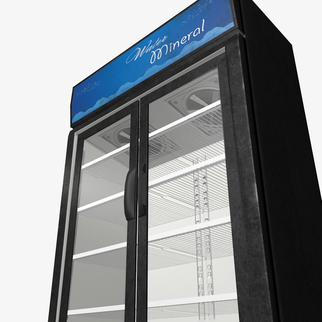 Fridge Showcase 3d Max