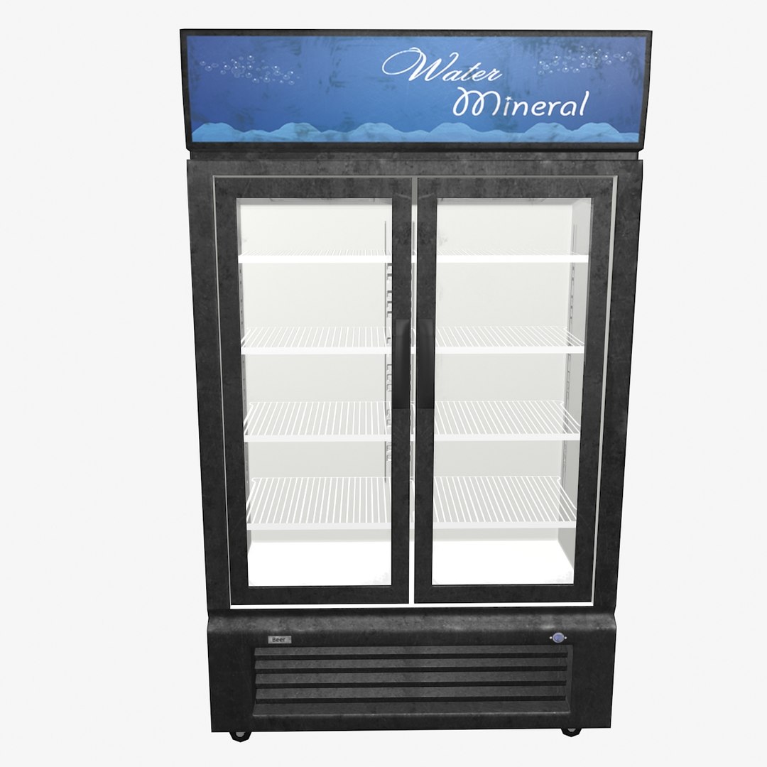 Fridge Showcase 3d Max