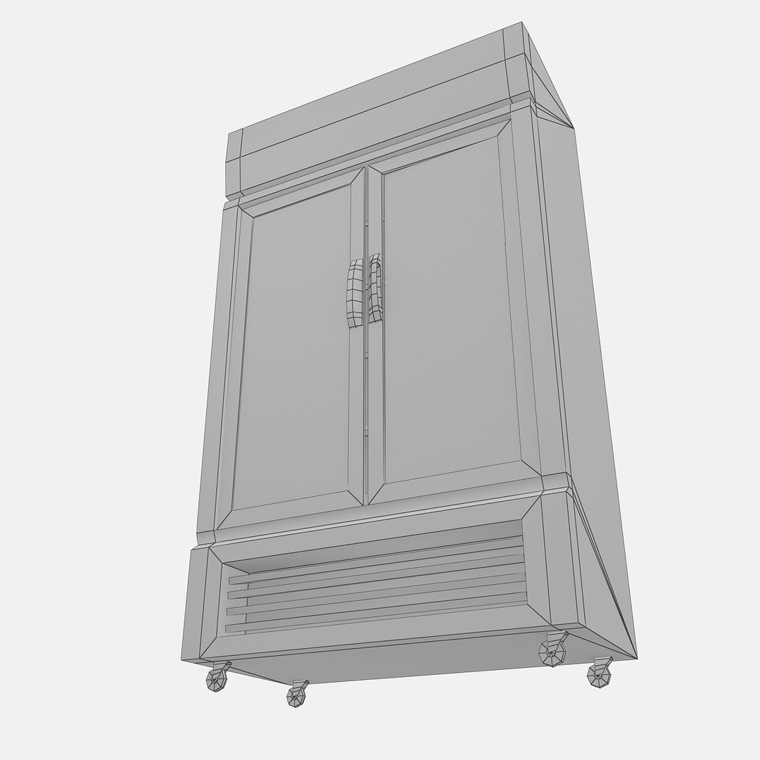 Fridge Showcase 3d Max