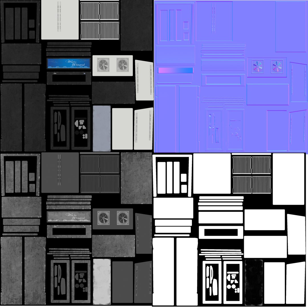 Fridge Showcase 3d Max