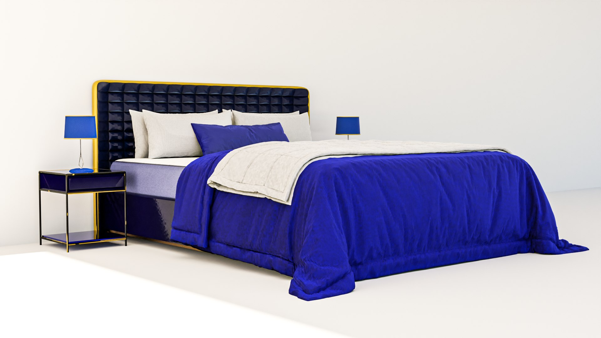 5 Lux Beds Collections 3D Model - TurboSquid 2087363