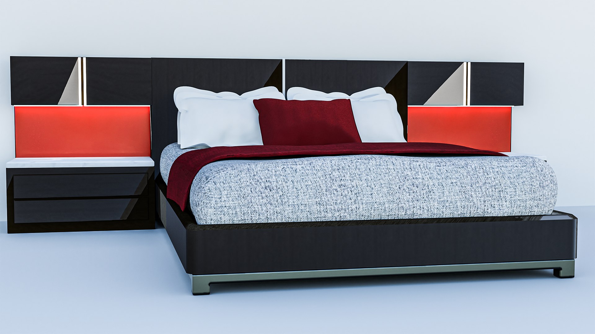 5 Lux Beds Collections 3D Model - TurboSquid 2087363