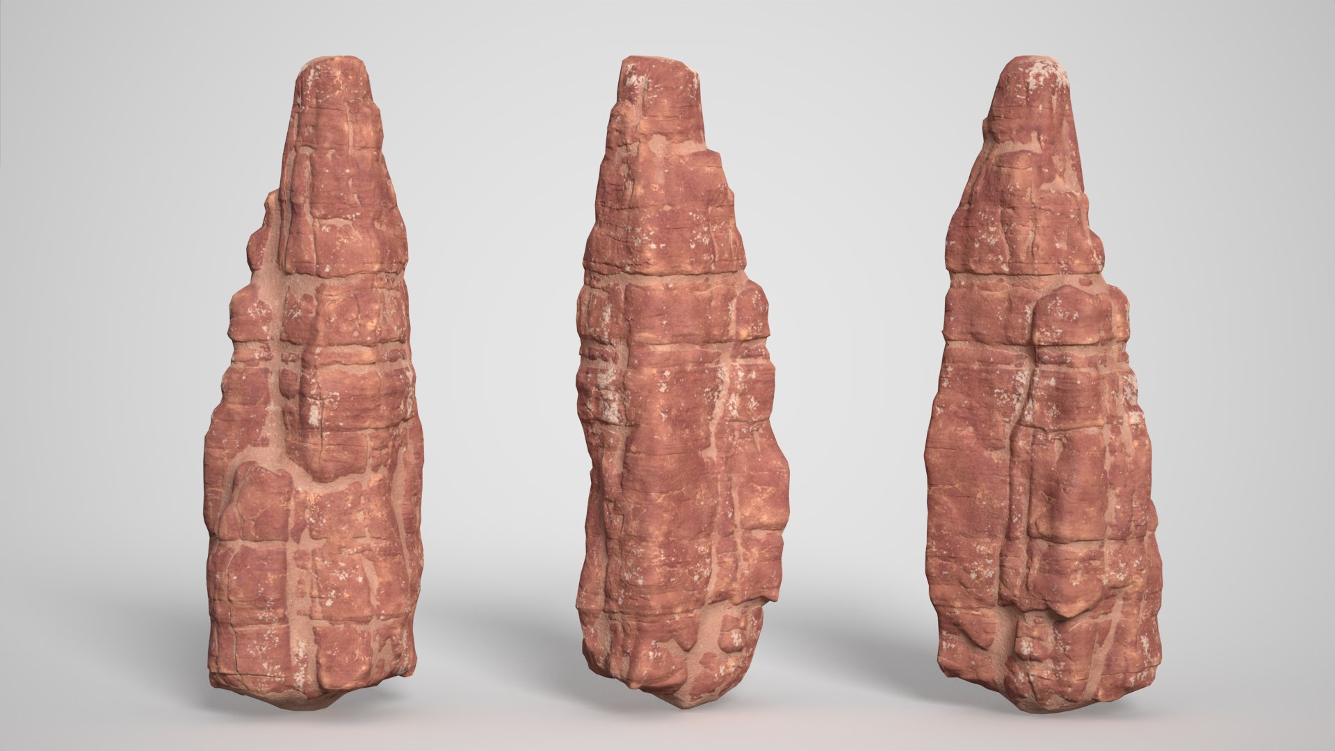 3D 16 Sandstone Columns Desert - 241016 - TurboSquid 2294011