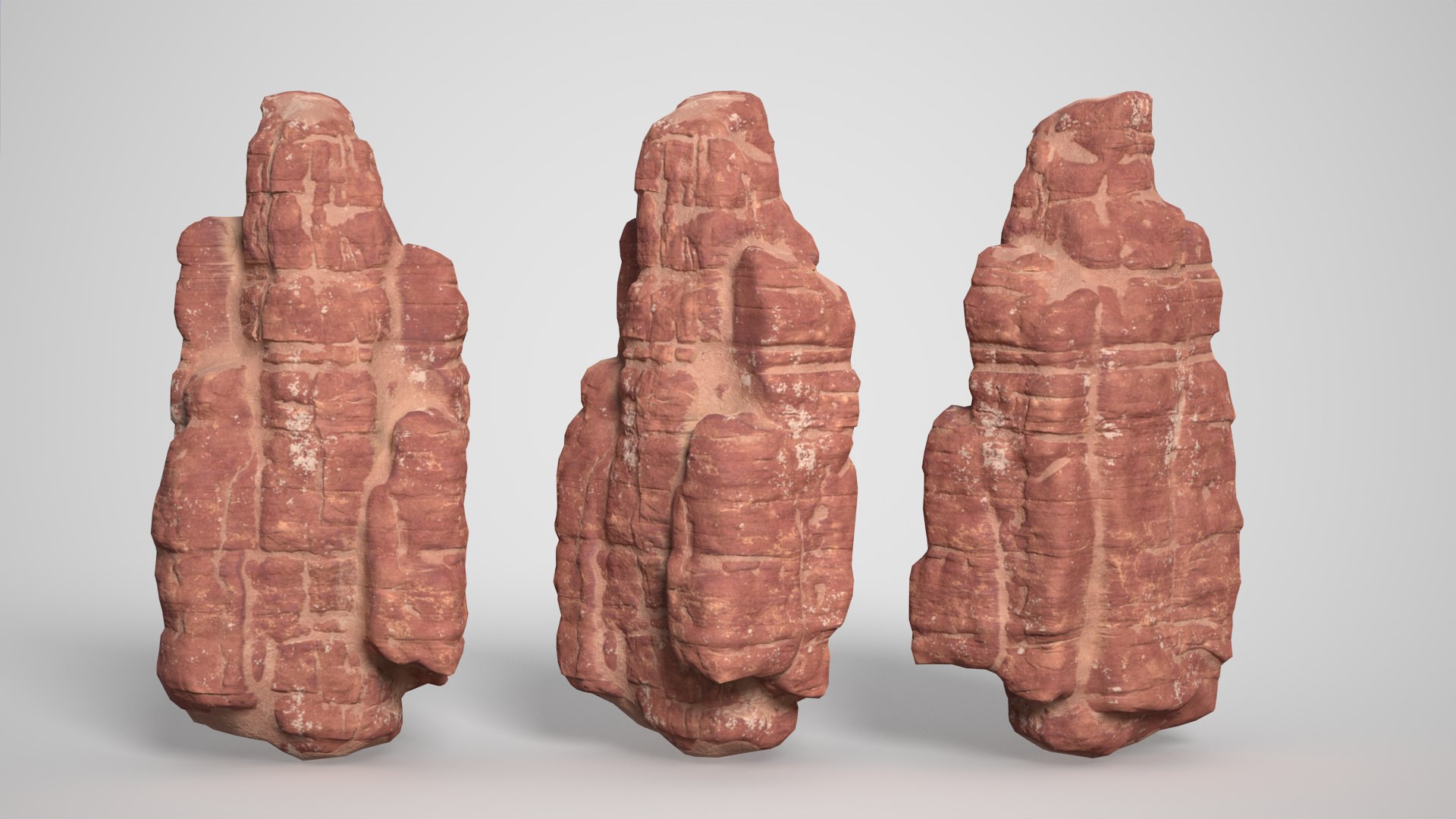 3D 16 Sandstone Columns Desert - 241016 - TurboSquid 2294011