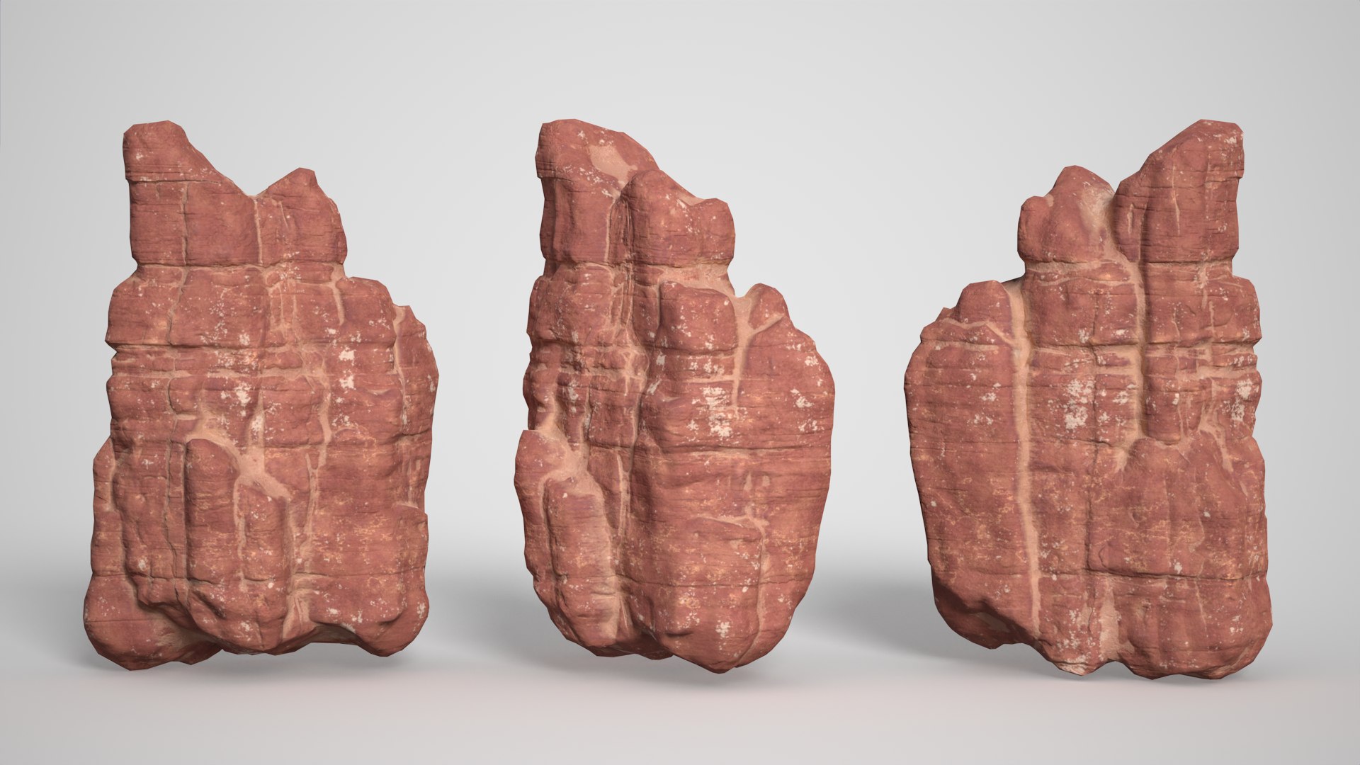 3D 16 Sandstone Columns Desert - 241016 - TurboSquid 2294011