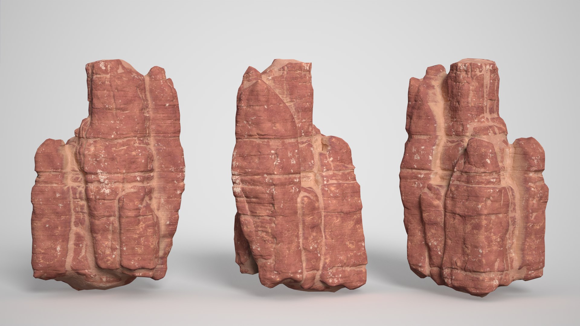 3D 16 Sandstone Columns Desert - 241016 - TurboSquid 2294011