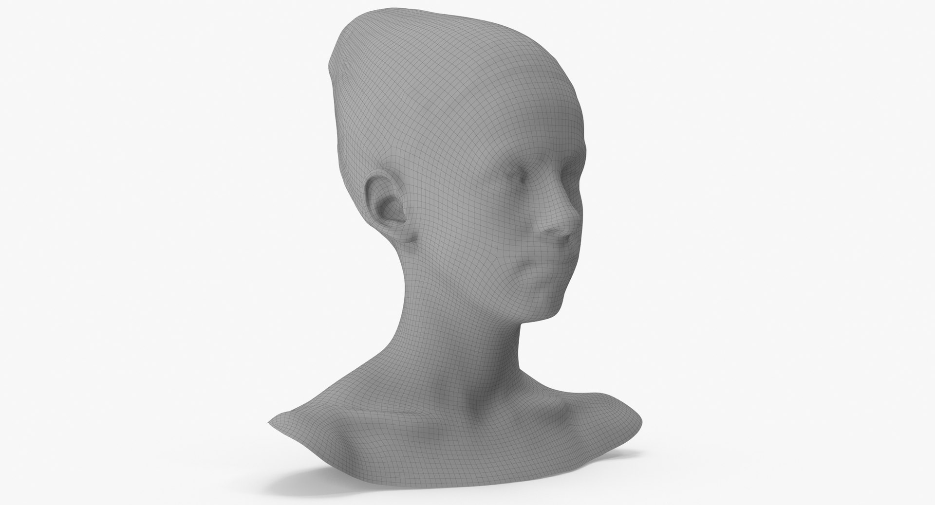 Rhea human head chin 3D model - TurboSquid 1662895