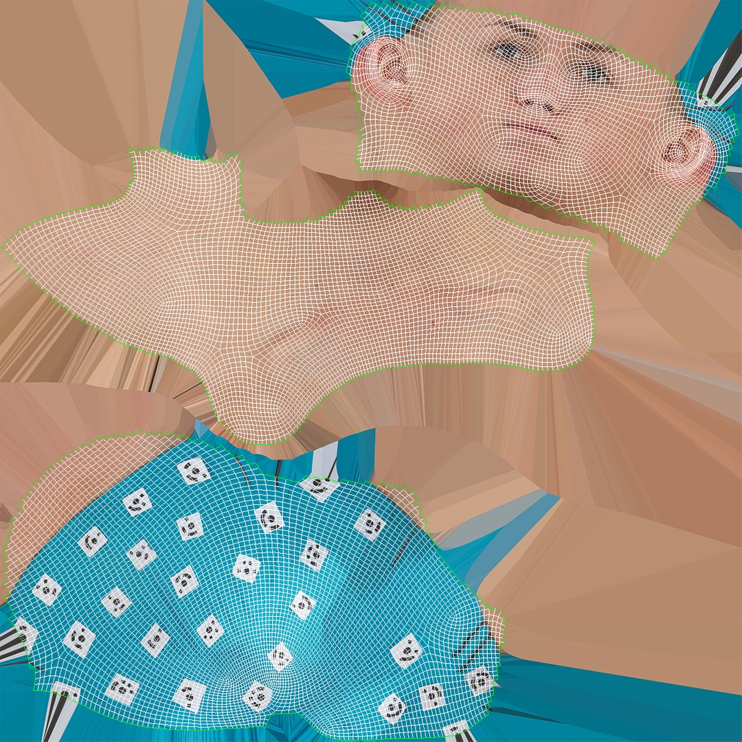 Rhea human head chin 3D model - TurboSquid 1662895