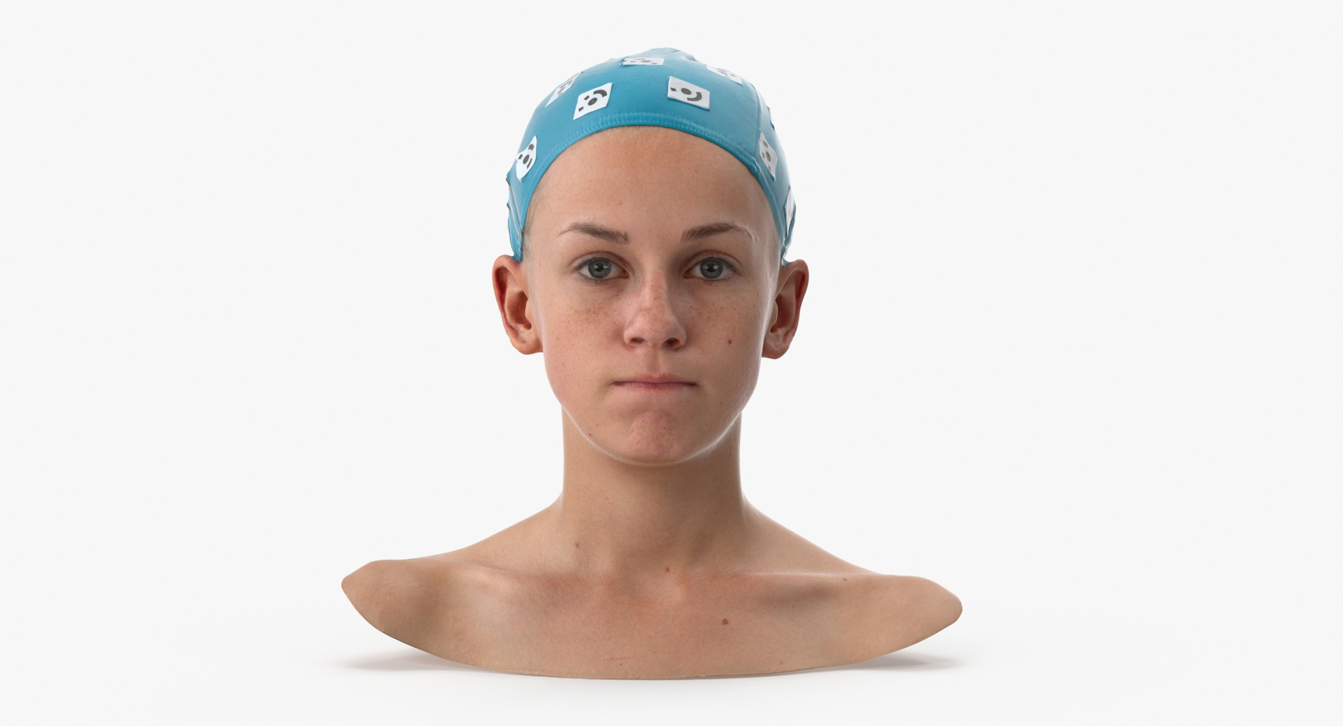 Rhea human head chin 3D model - TurboSquid 1662895