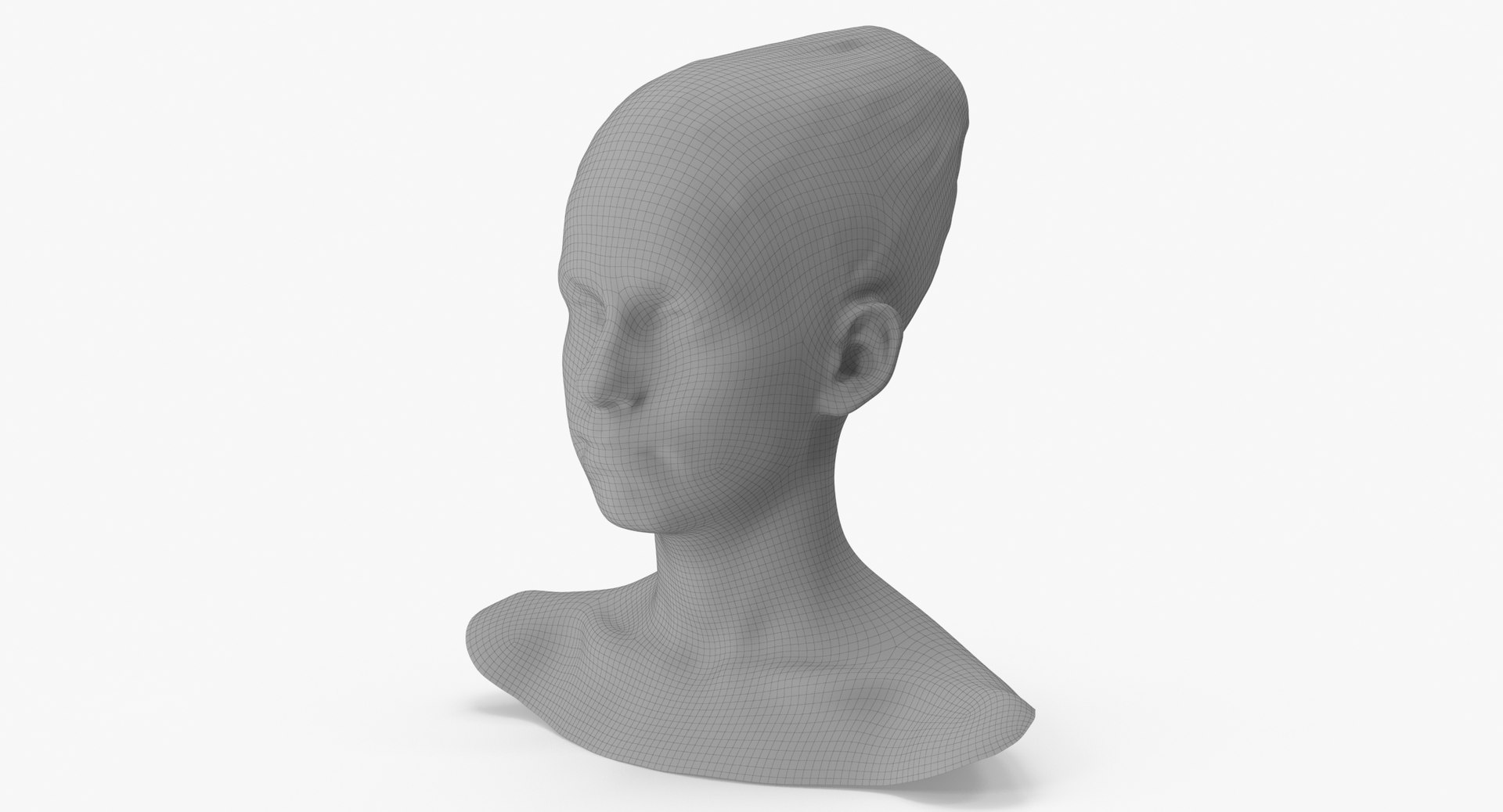 Rhea human head chin 3D model - TurboSquid 1662895