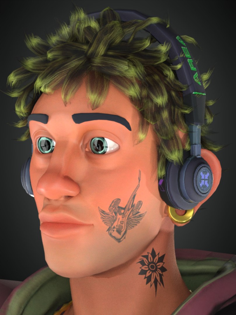 Cartoon Rigged Dancer Style Boy-Tommy Character 3D Model 3D Model ...